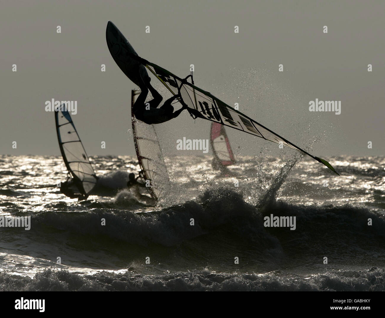 Windsurfing - Corona Extra PWA World Cup - Isle of Tiree Stock Photo ...