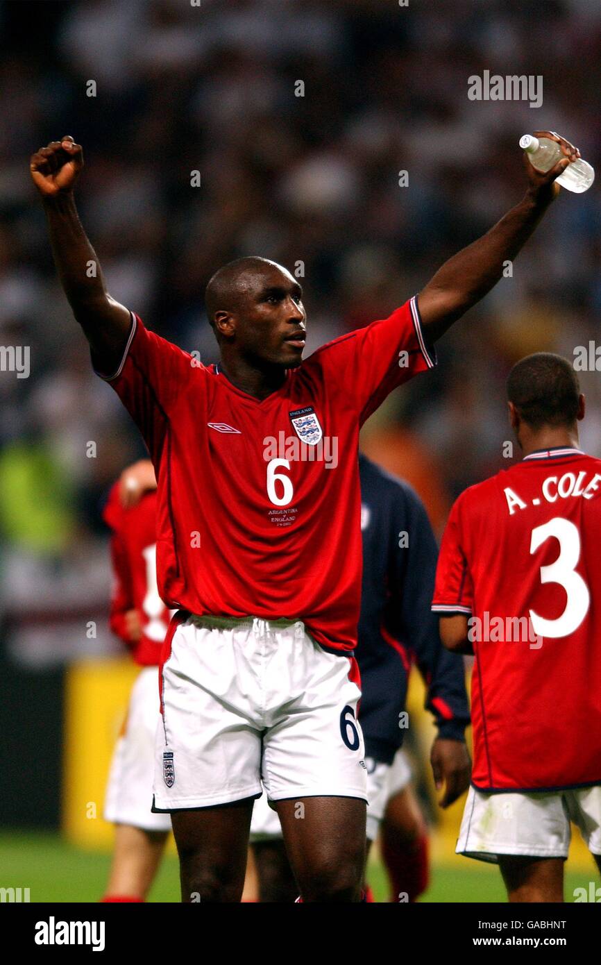Soccer - FIFA World Cup 2002 - Group F - Argentina v England Stock ...