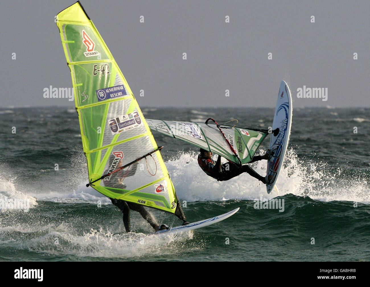 Windsurfing - Corona Extra PWA World Cup - Isle of Tiree Stock Photo ...