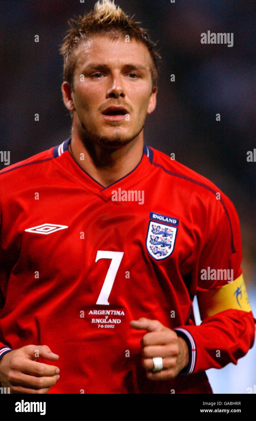 Soccer -FIFA World Cup 2002 - Group F - Argentina v England Stock Photo ...