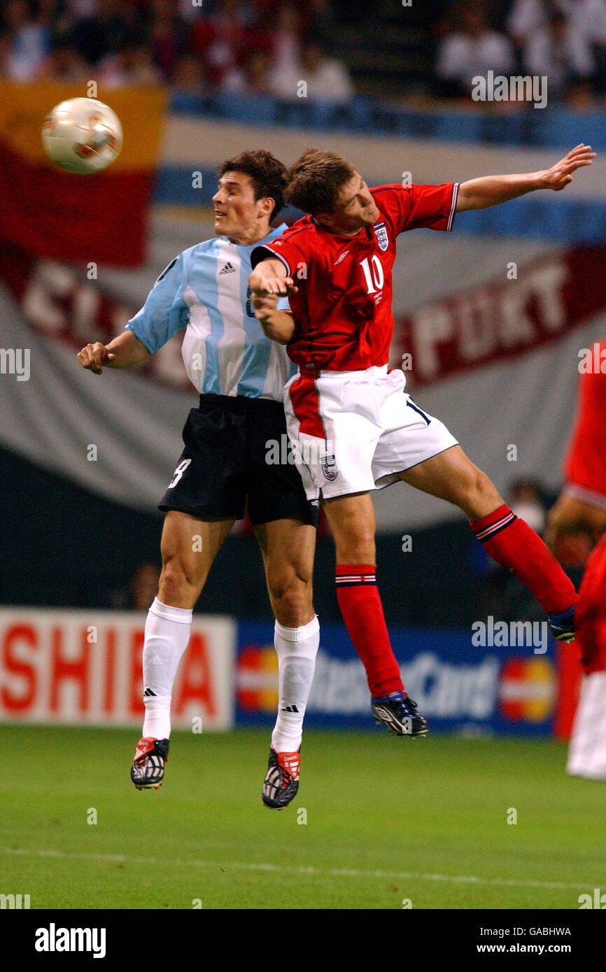 Soccer -FIFA World Cup 2002 - Group F - Argentina v England. Argentina ...