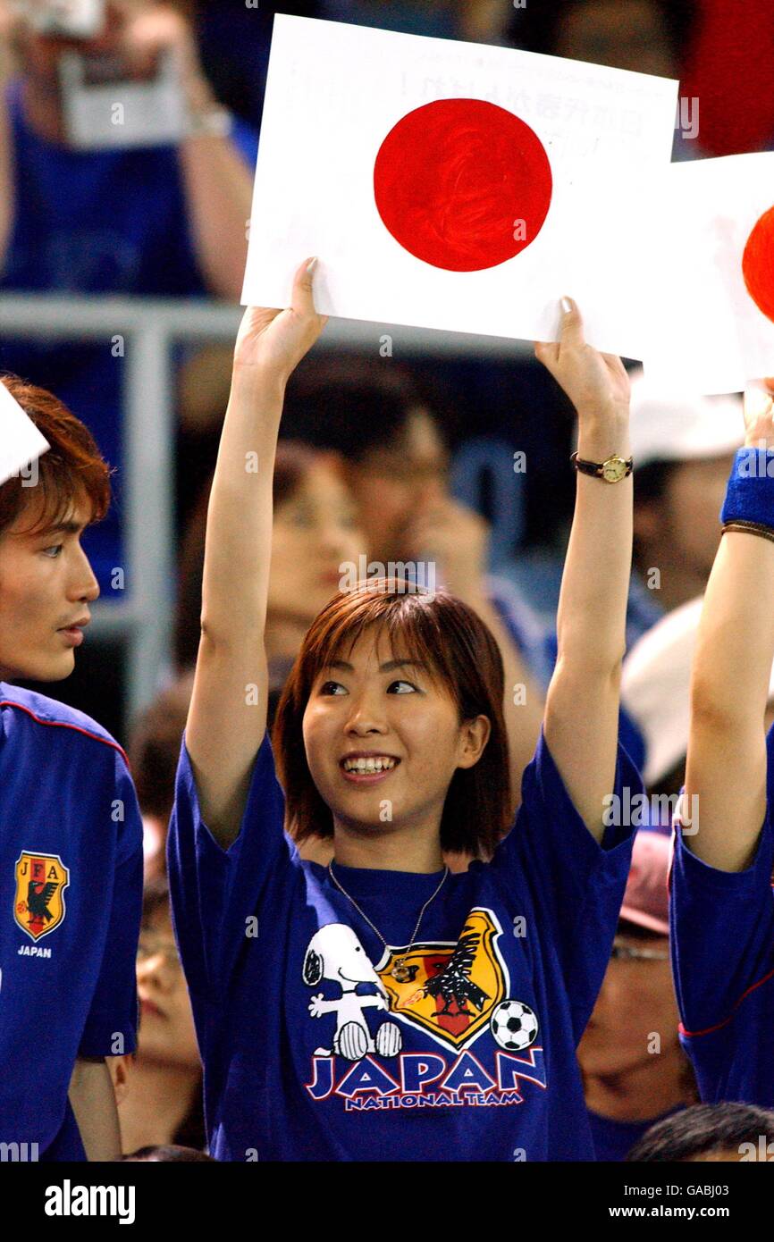 Soccer - FIFA World Cup 2002 - Group H - Japan v Russia. Japan fans ...