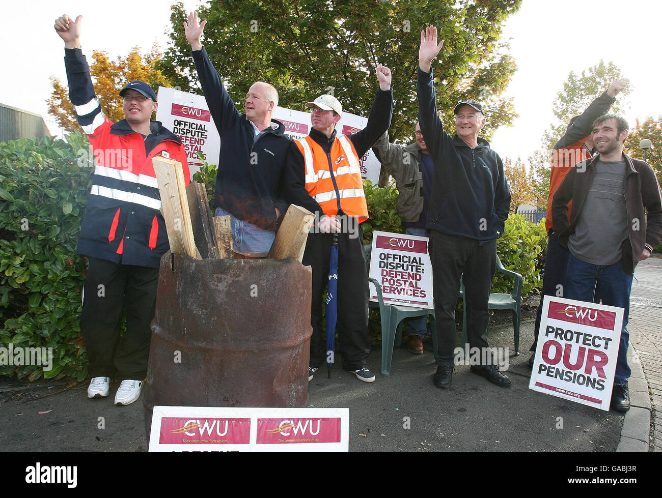 Postal strike continues Stock Photo - Alamy