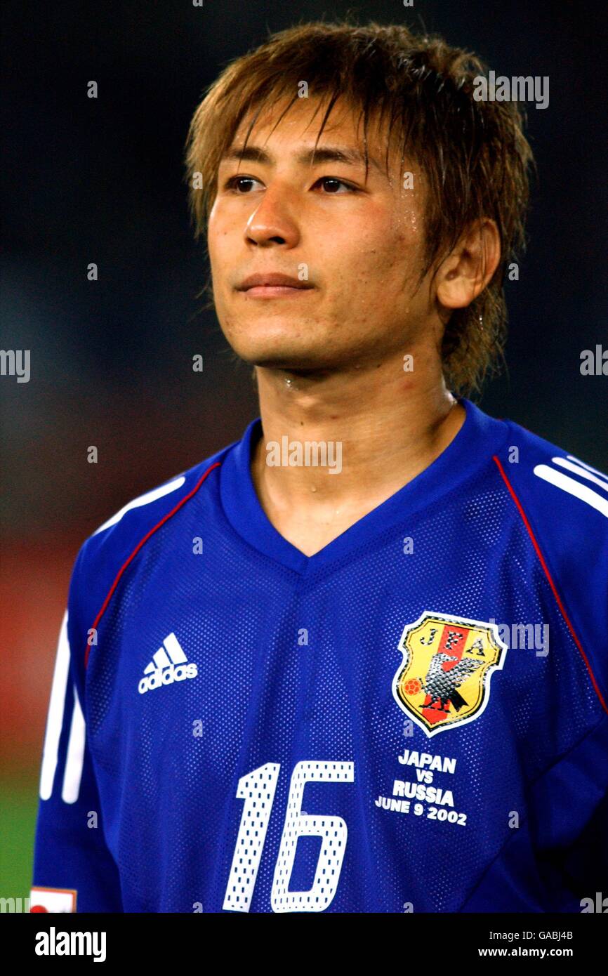 Soccer - FIFA World Cup 2002 - Group H - Japan v Russia. Koji Nakata ...