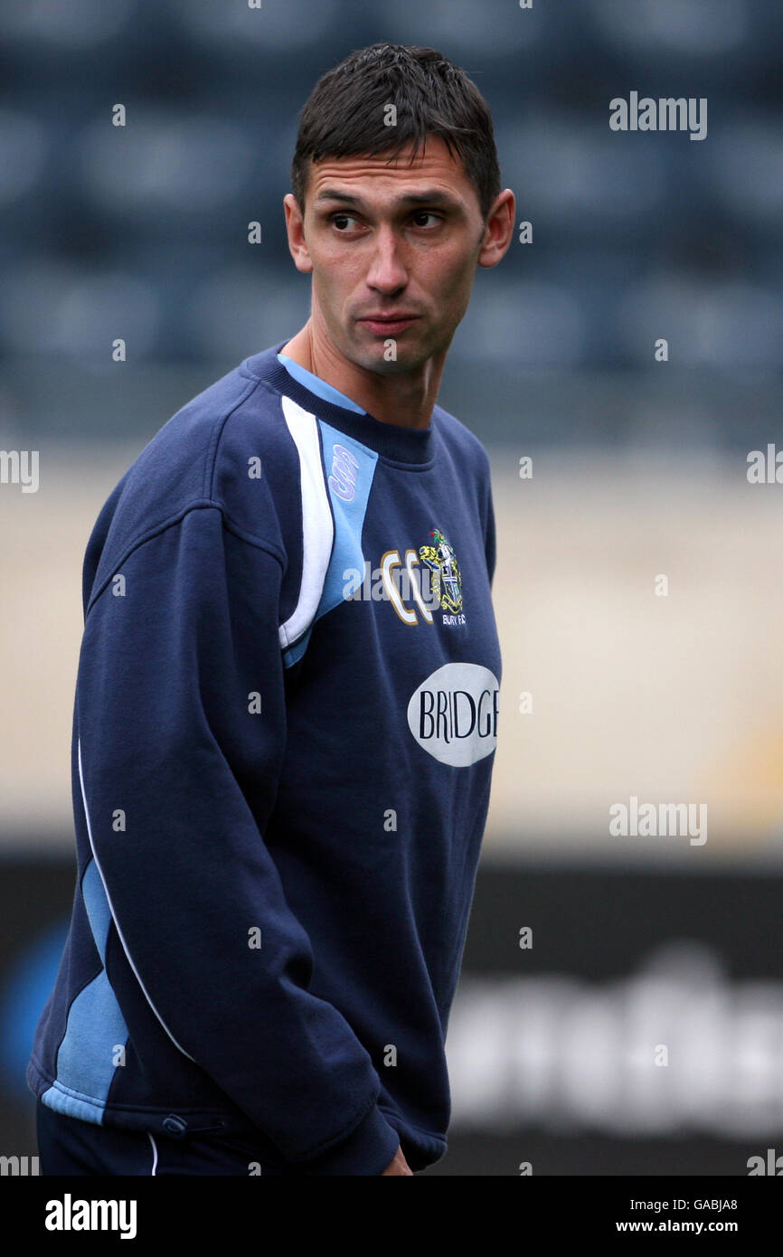 Burys manager chris casper coca cola league one match spotland stadium ...