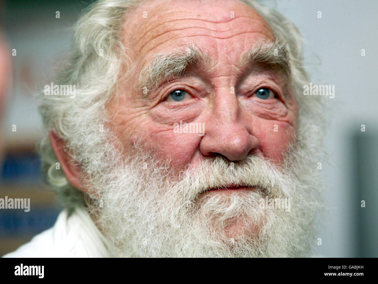 Professor David Bellamy at the Scottish Seabird Centre after unveiling ...
