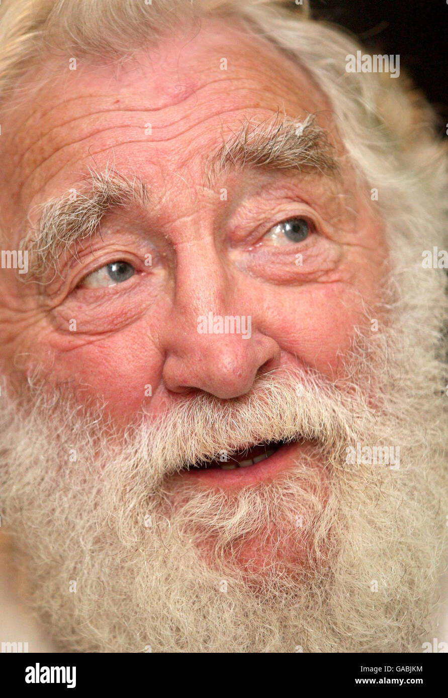 Professor David Bellamy at the Scottish Seabird Centre after unveiling ...