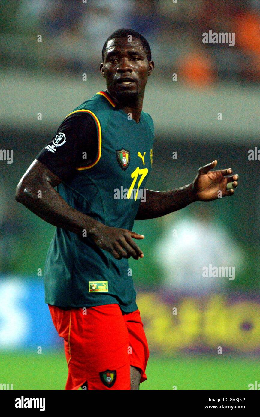 Soccer - FIFA World Cup 2002 - Group E - Cameroon v Germany Stock Photo ...