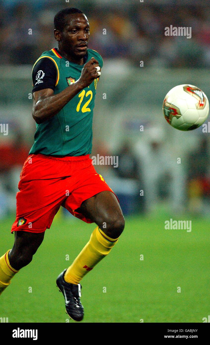 Soccer - FIFA World Cup 2002 - Group E - Cameroon v Germany. Lauren ...