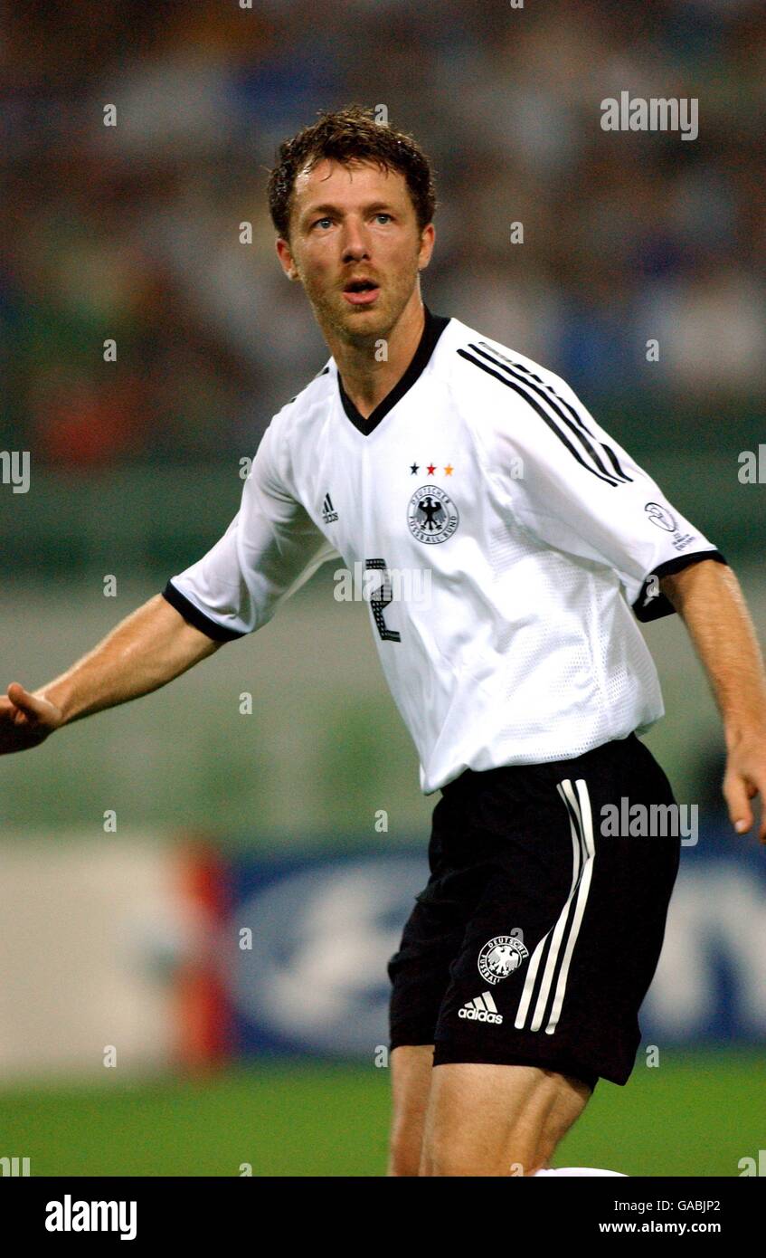 Soccer - FIFA World Cup 2002 - Group E - Cameroon v Germany Stock Photo ...