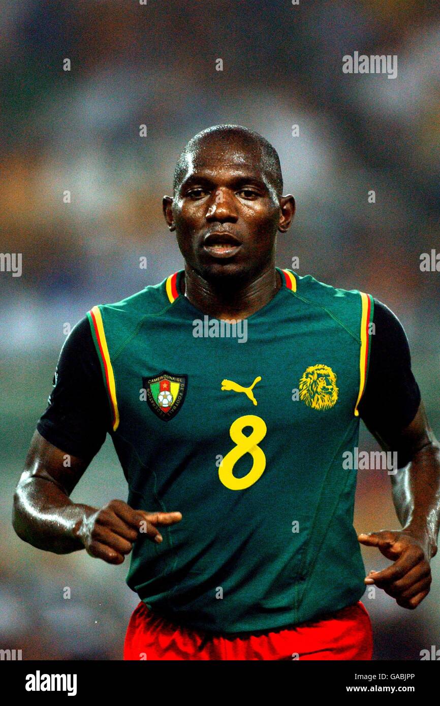 Soccer - FIFA World Cup 2002 - Group E - Cameroon v Germany Stock Photo ...