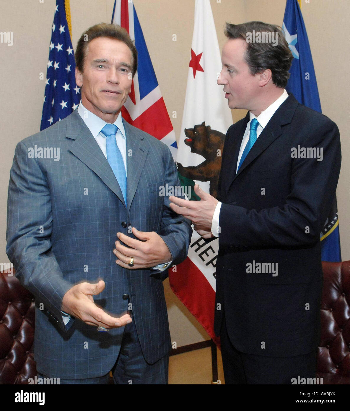Cameron visits US Stock Photo - Alamy