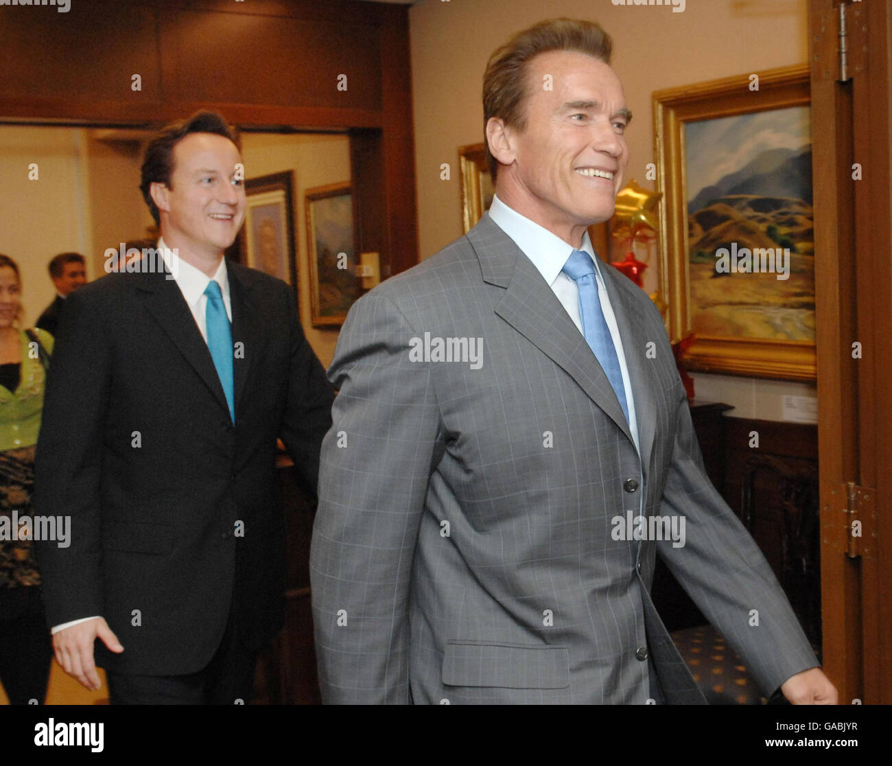 Cameron visits US Stock Photo - Alamy
