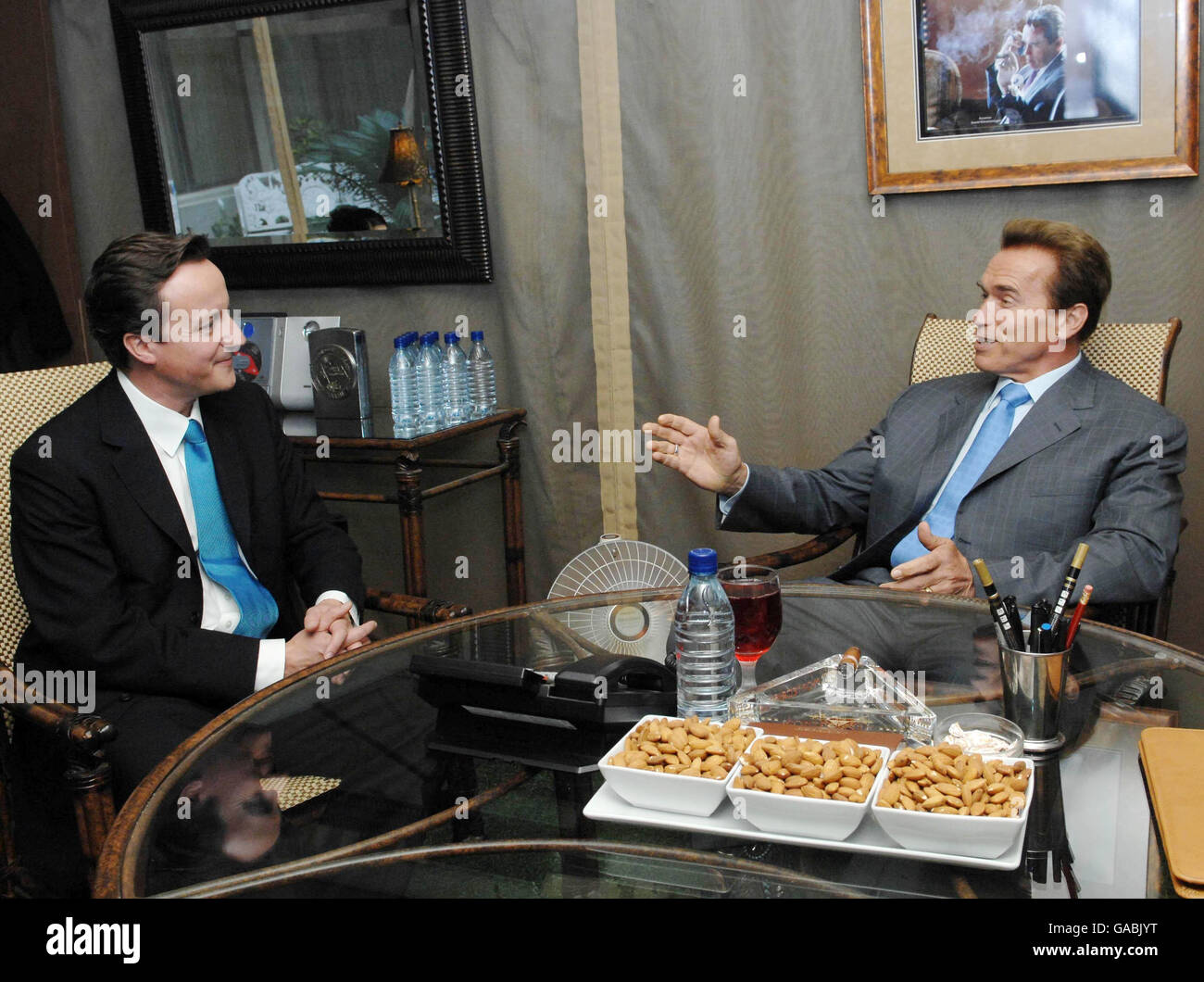 Cameron visits US Stock Photo - Alamy