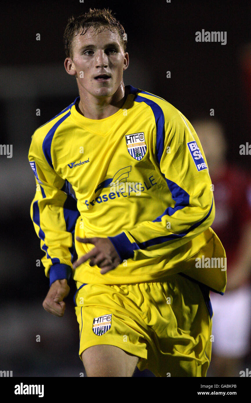 Kidderminster Harriers v Halifax Town - Aggborough Stadium Stock Photo ...