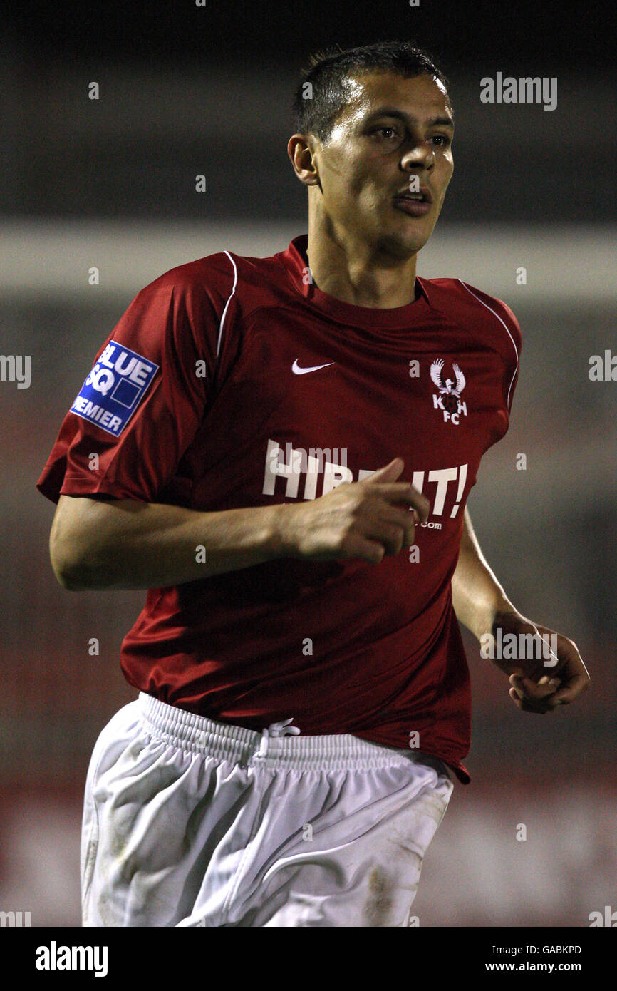 Kidderminster Harriers v Halifax Town - Aggborough Stadium. Dean ...