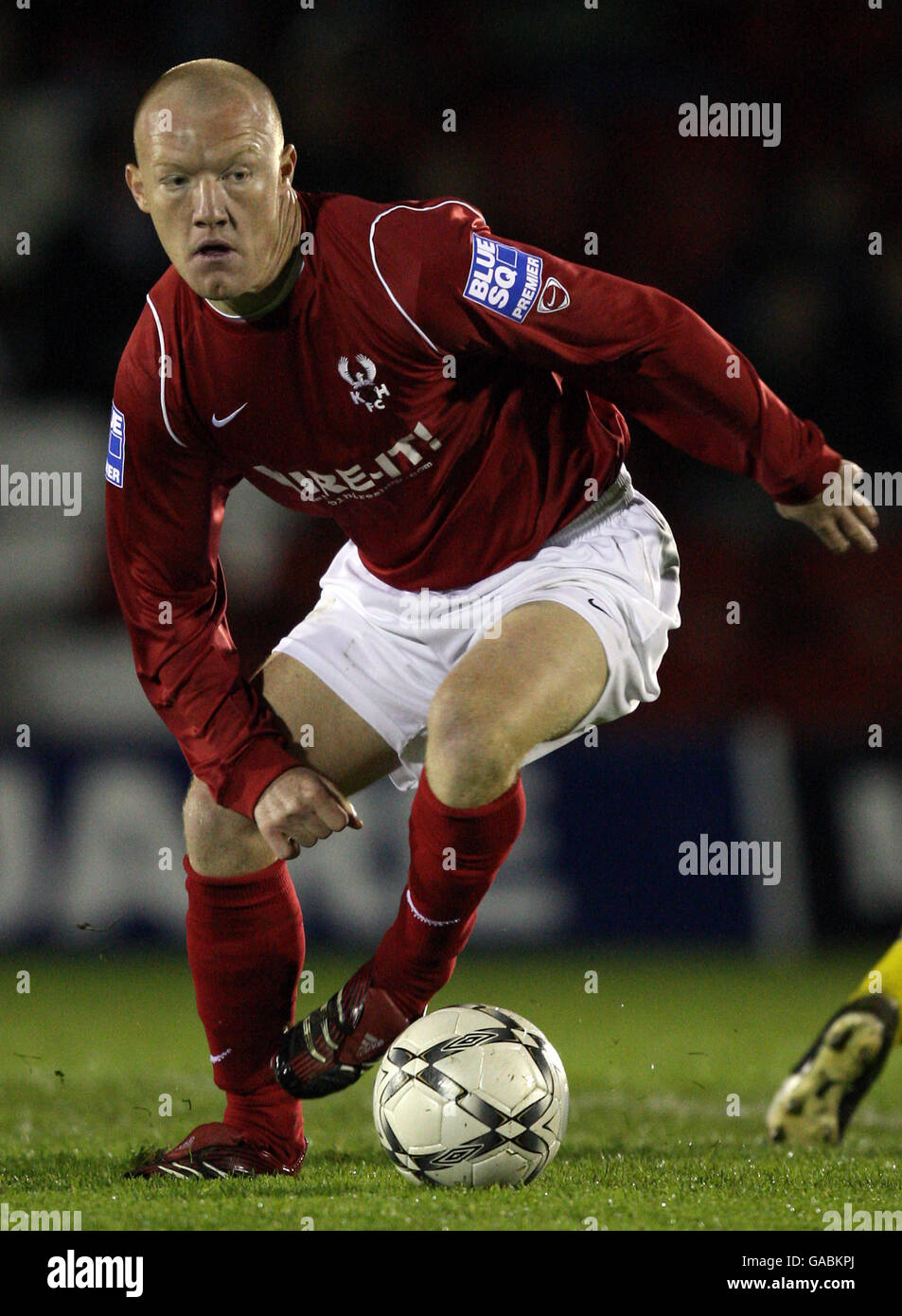 Kidderminster Harriers v Halifax Town - Aggborough Stadium Stock Photo ...
