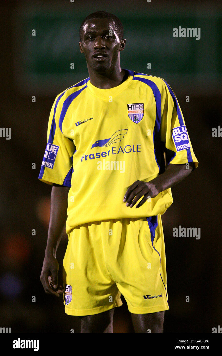 Kidderminster Harriers v Halifax Town - Aggborough Stadium Stock Photo ...
