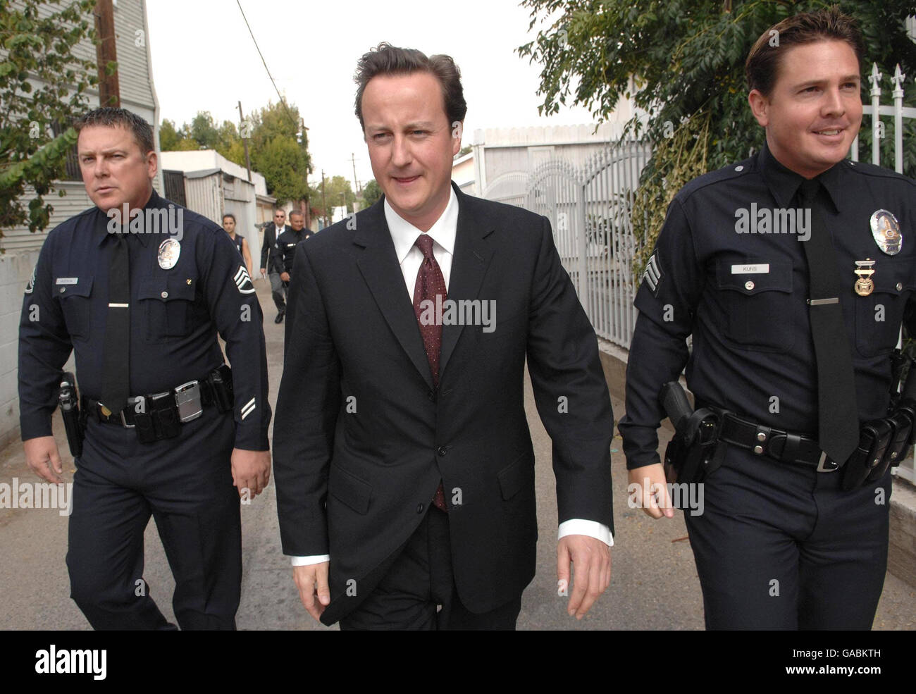 Cameron visits US Stock Photo - Alamy