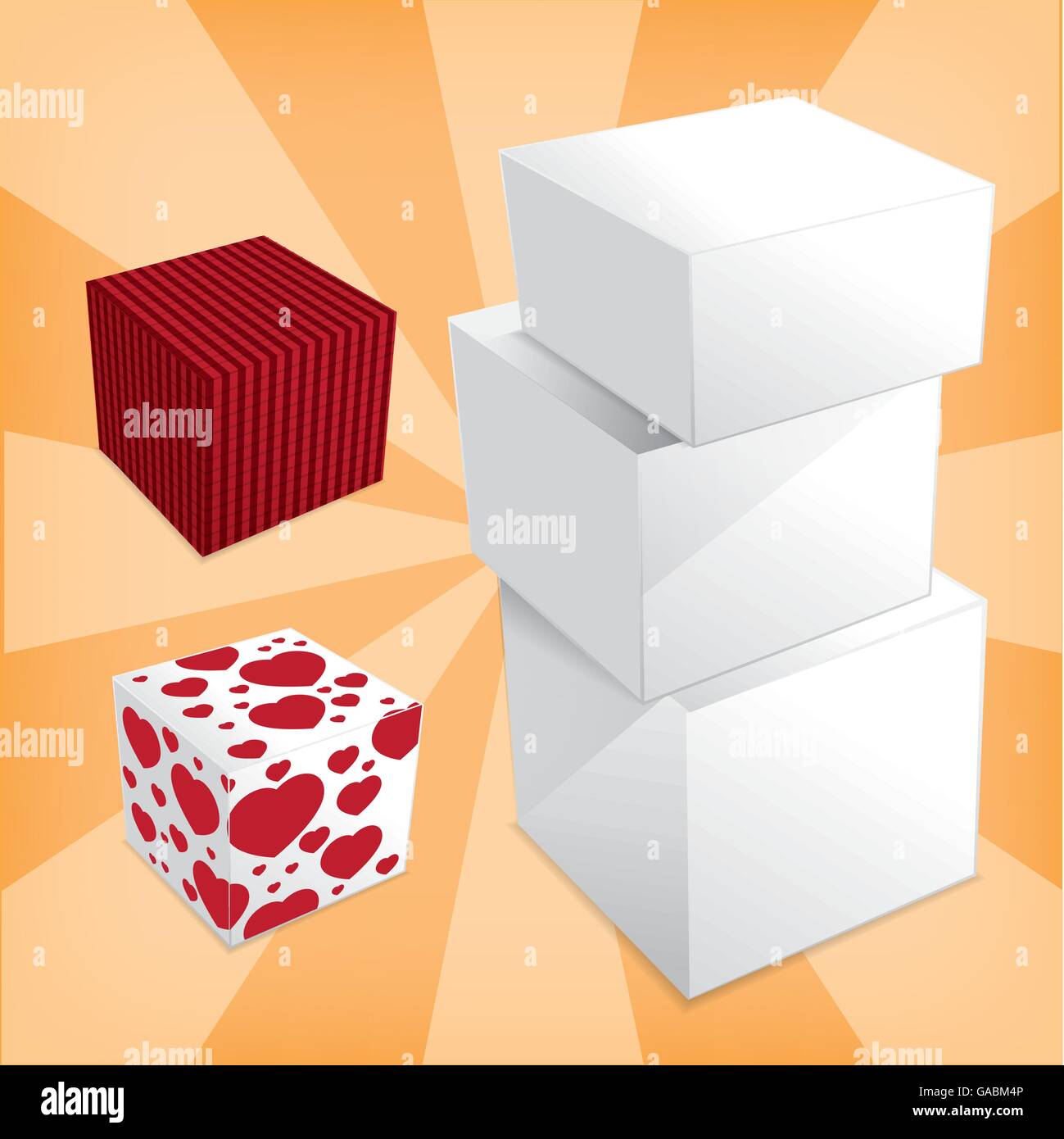 Container stacks Stock Vector Images - Alamy