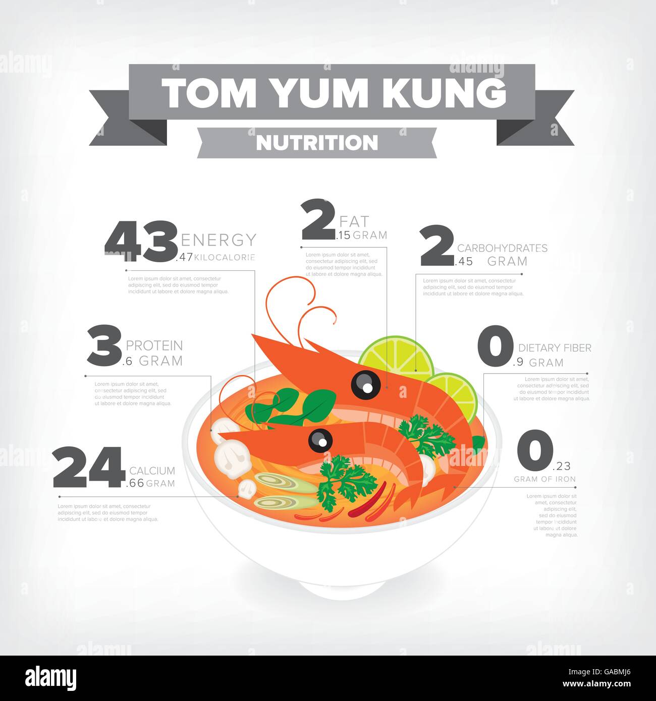 Tom yum soup on Stock Vector Images - Alamy