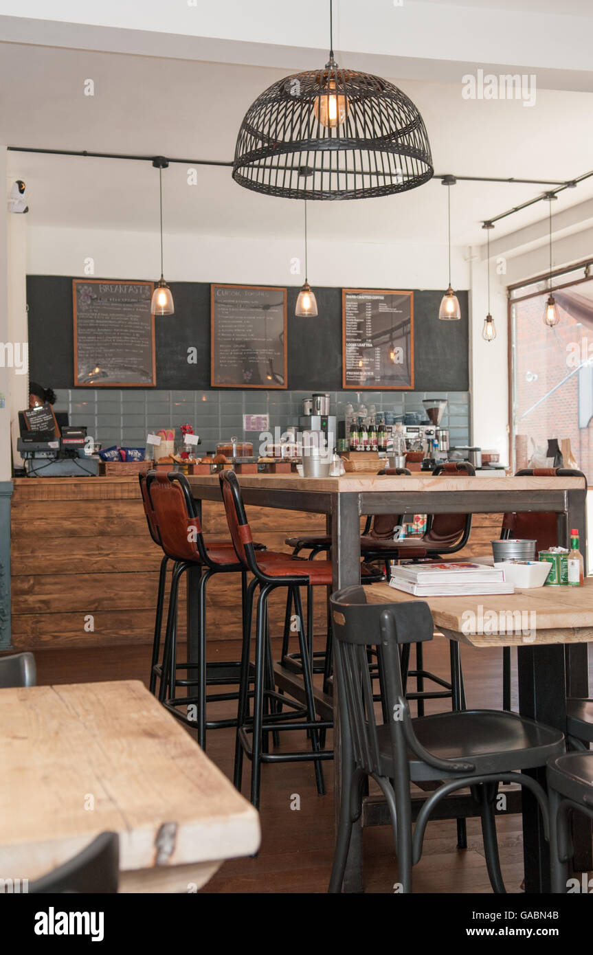 Rustic Coffee Shop Interior