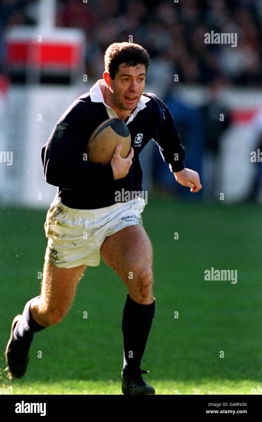 Rugby Union - Five Nations Championship -Scotland. Gavin Hastings ...