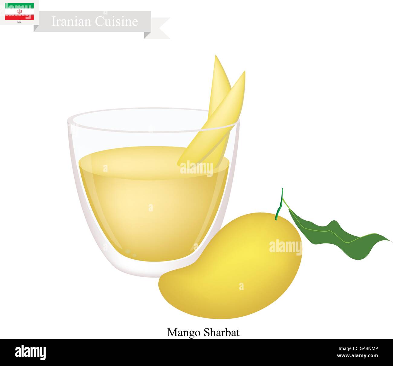 Mango sherbert Stock Vector Images - Alamy