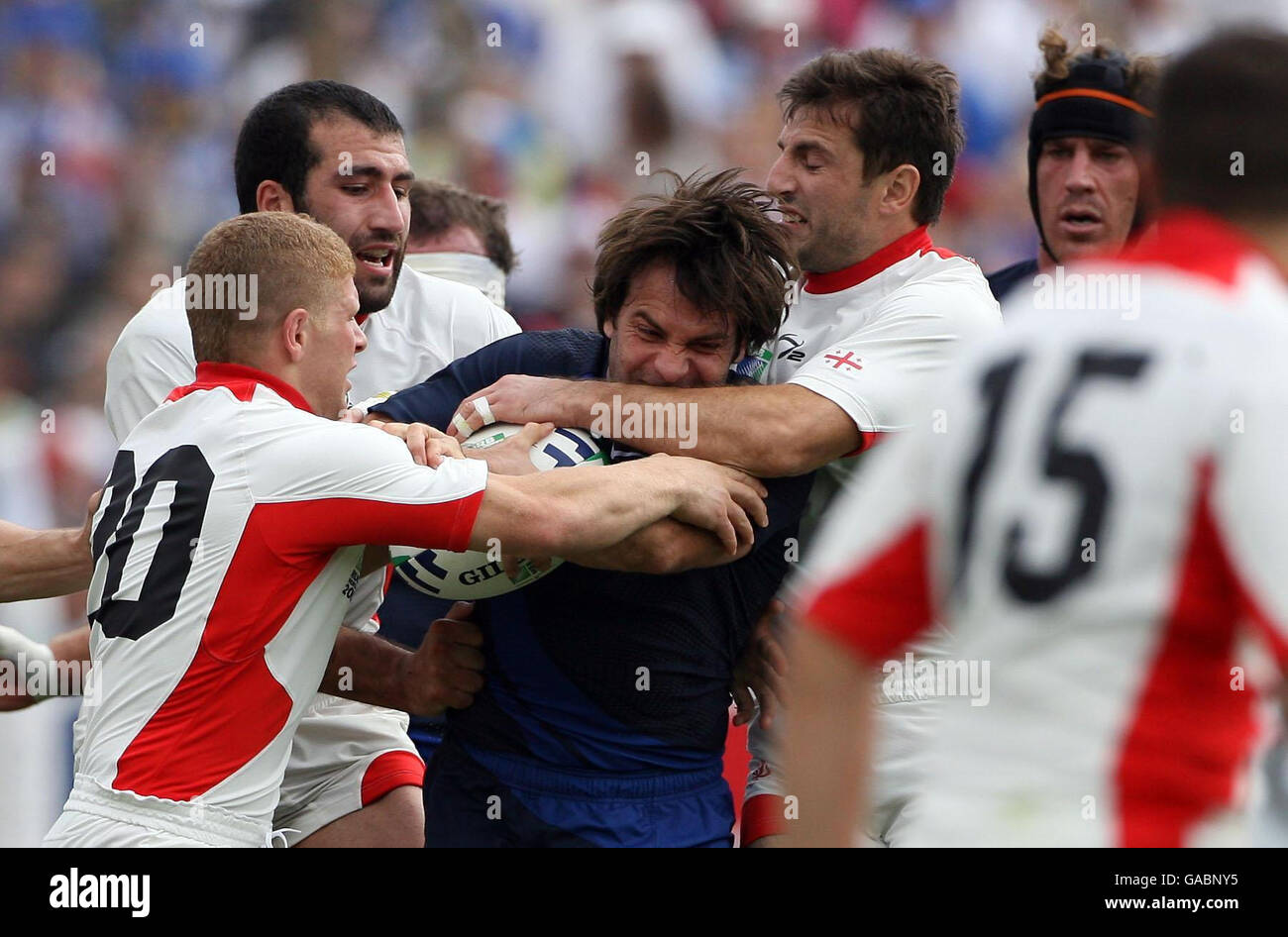 Rugby Union - IRB Rugby World Cup 2007 - Pool D - France v Georgia ...