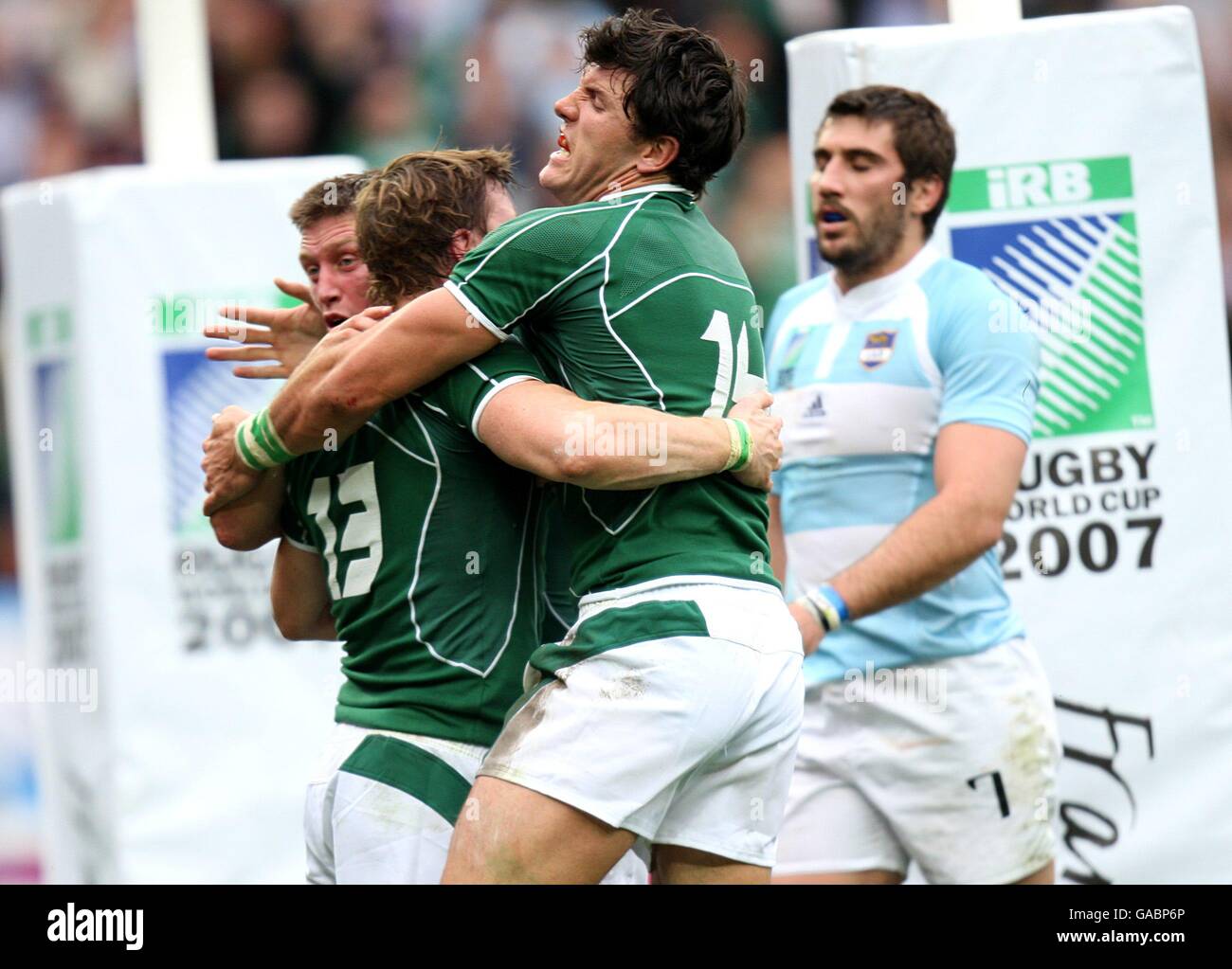 Rugby Union - IRB Rugby World Cup 2007 - Pool D - Ireland v Argentina ...