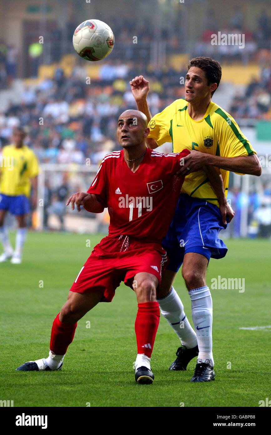 Soccer fifa world cup 2002 group c brazil v turkey hi-res stock ...