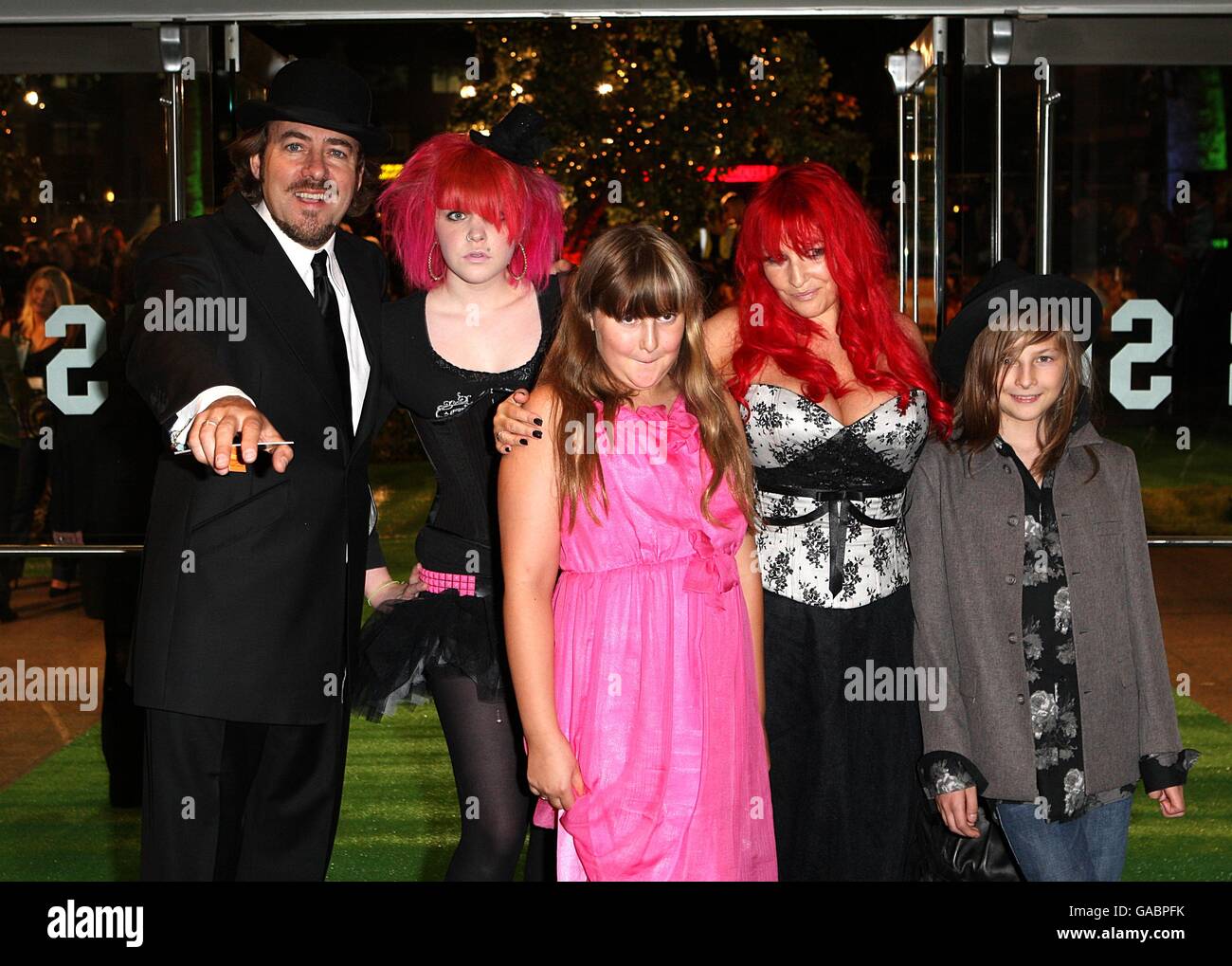 Jonathan Ross, his wife Jane Goldman and family arrive for the European ...