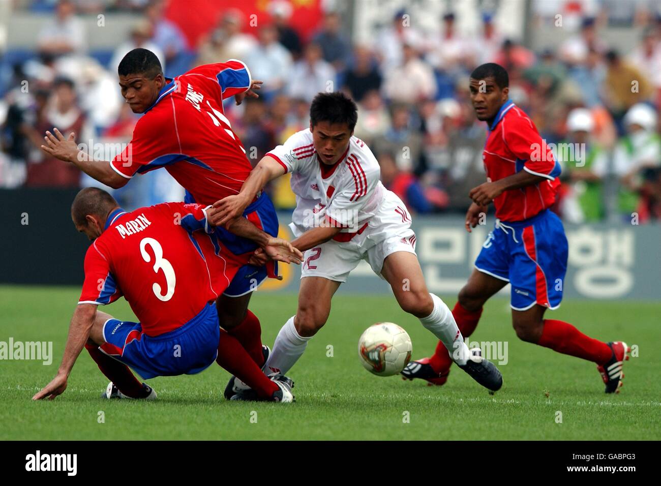 Soccer - FIFA World Cup 2002 - Group C - China v Costa Rica Stock Photo ...
