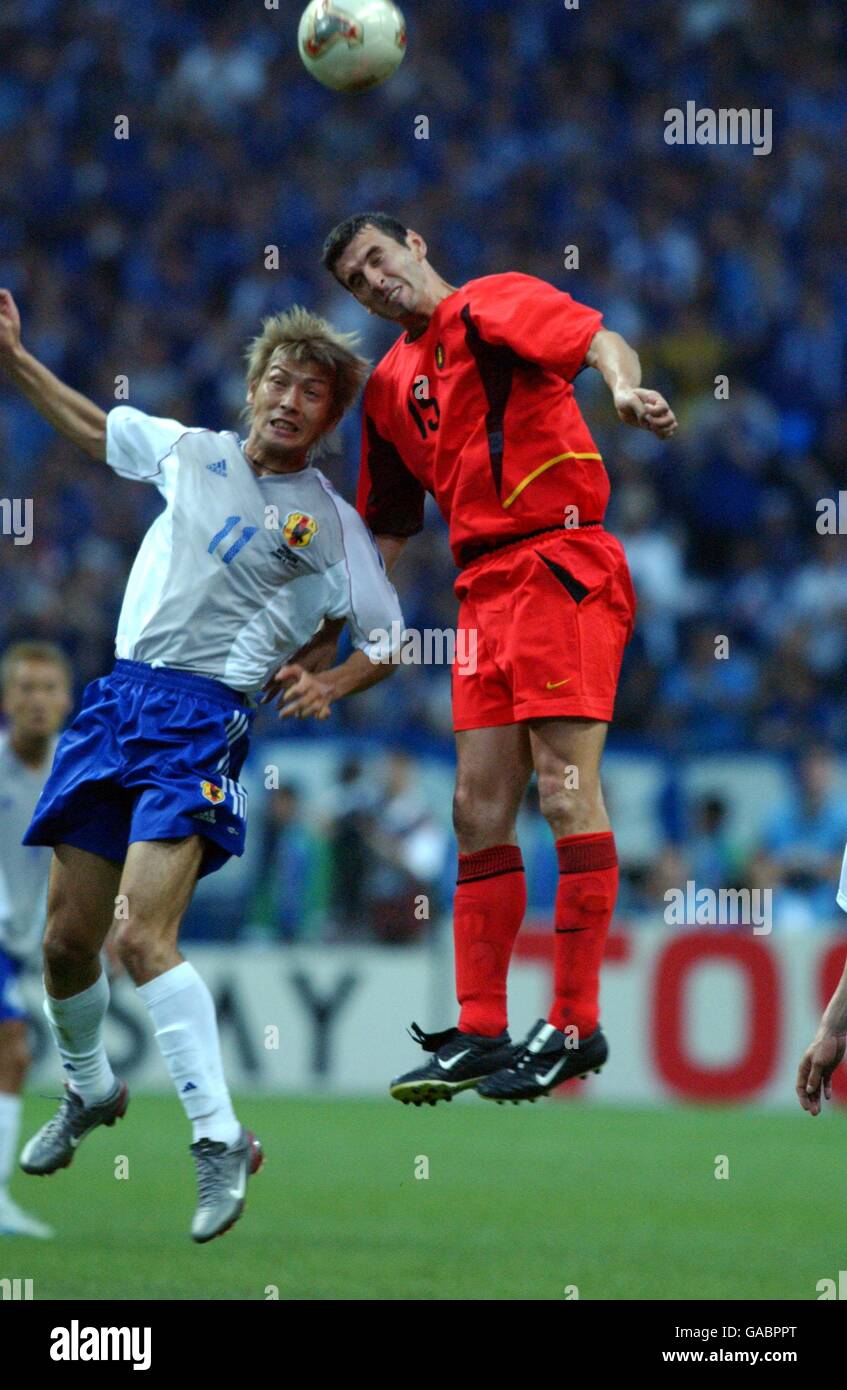 Soccer fifa world cup 2002 group h japan v belgium hi-res stock ...