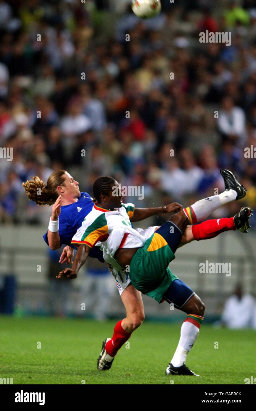 Soccer - FIFA World Cup 2002 - Group A - France v Senegal Stock Photo ...