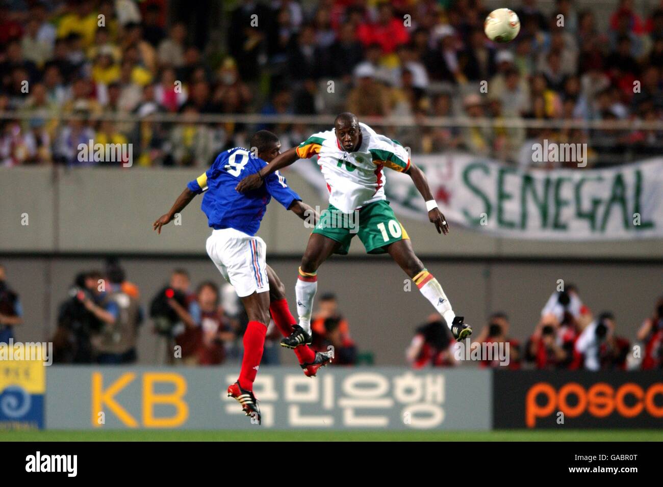 Soccer - FIFA World Cup 2002 - Group A - France v Senegal Stock Photo ...