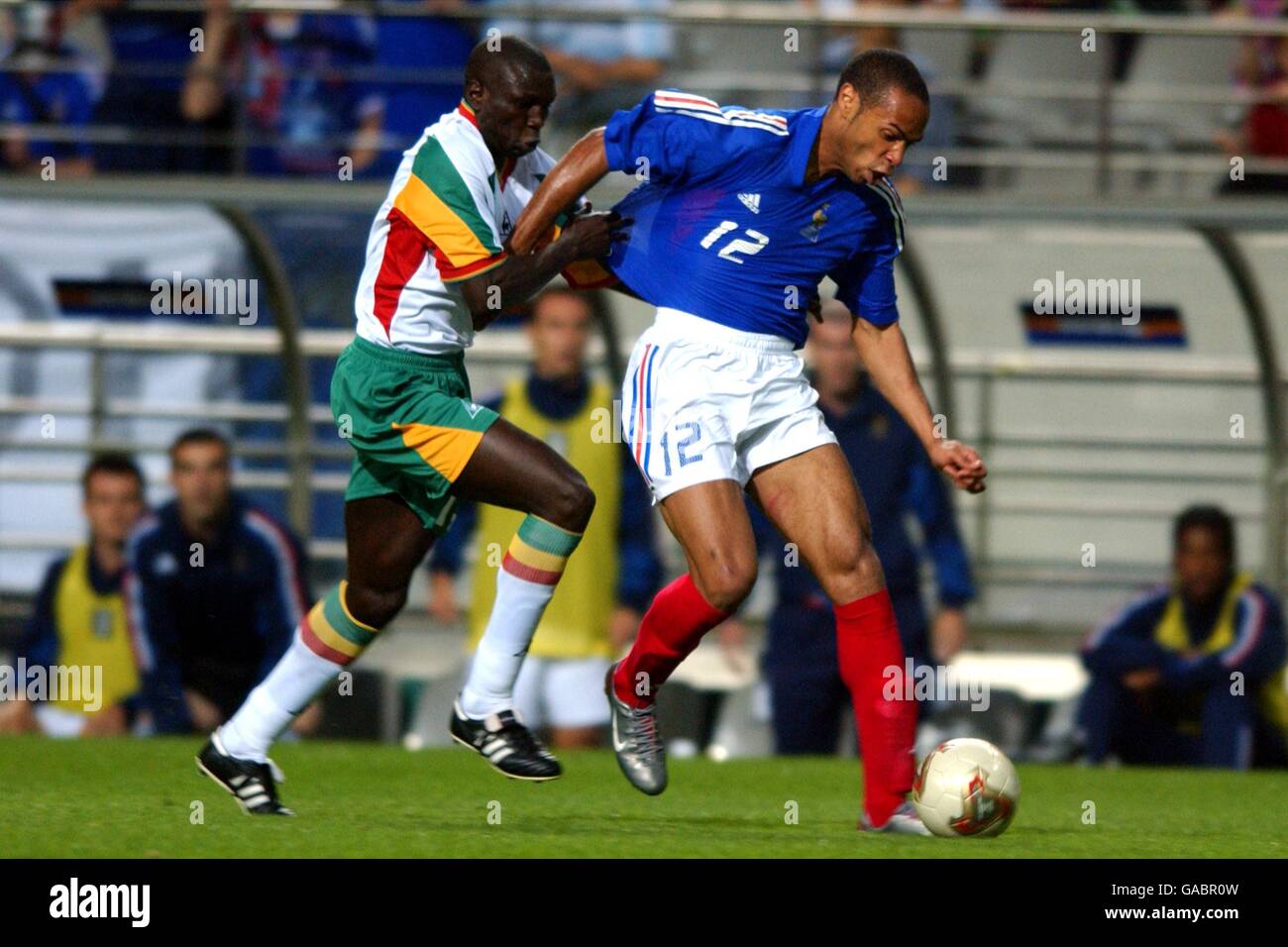 Soccer - FIFA World Cup 2002 - Group A - France v Senegal Stock Photo ...