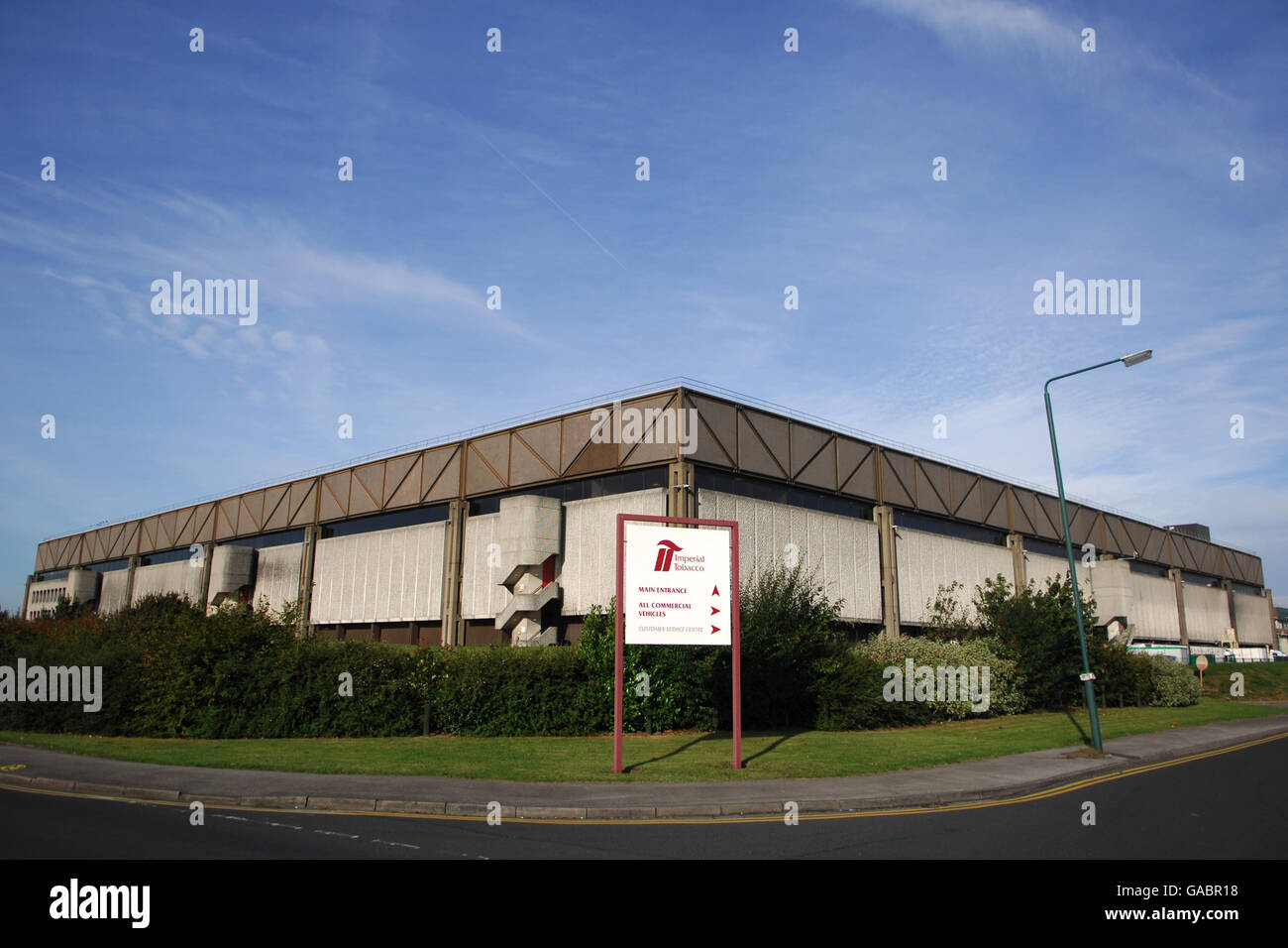 General view showing the Imperial tobacco factory in Nottingham Stock ...
