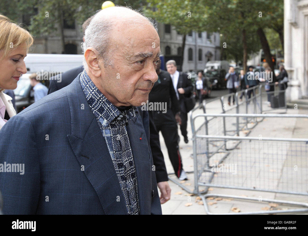 Arrives at the inquest into the death of dodi fayed hi-res stock ...