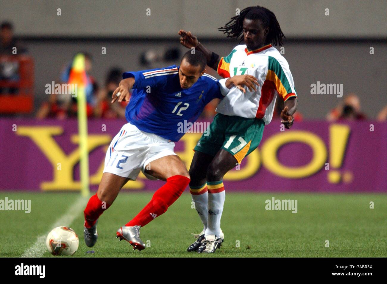 Soccer - FIFA World Cup 2002 - Group A - France v Senegal Stock Photo ...