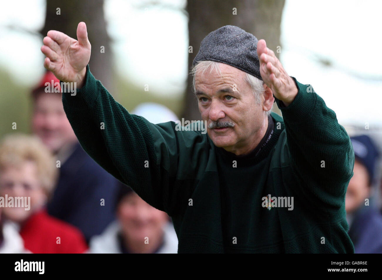 Bill Murray at the start of the first day during the Alfred Dunhill ...