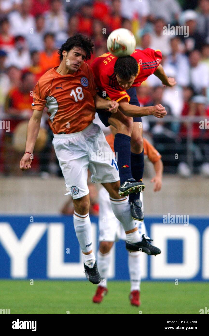 Soccer - FIFA World Cup 2002 - Group B - Spain v Paraguay Stock Photo ...