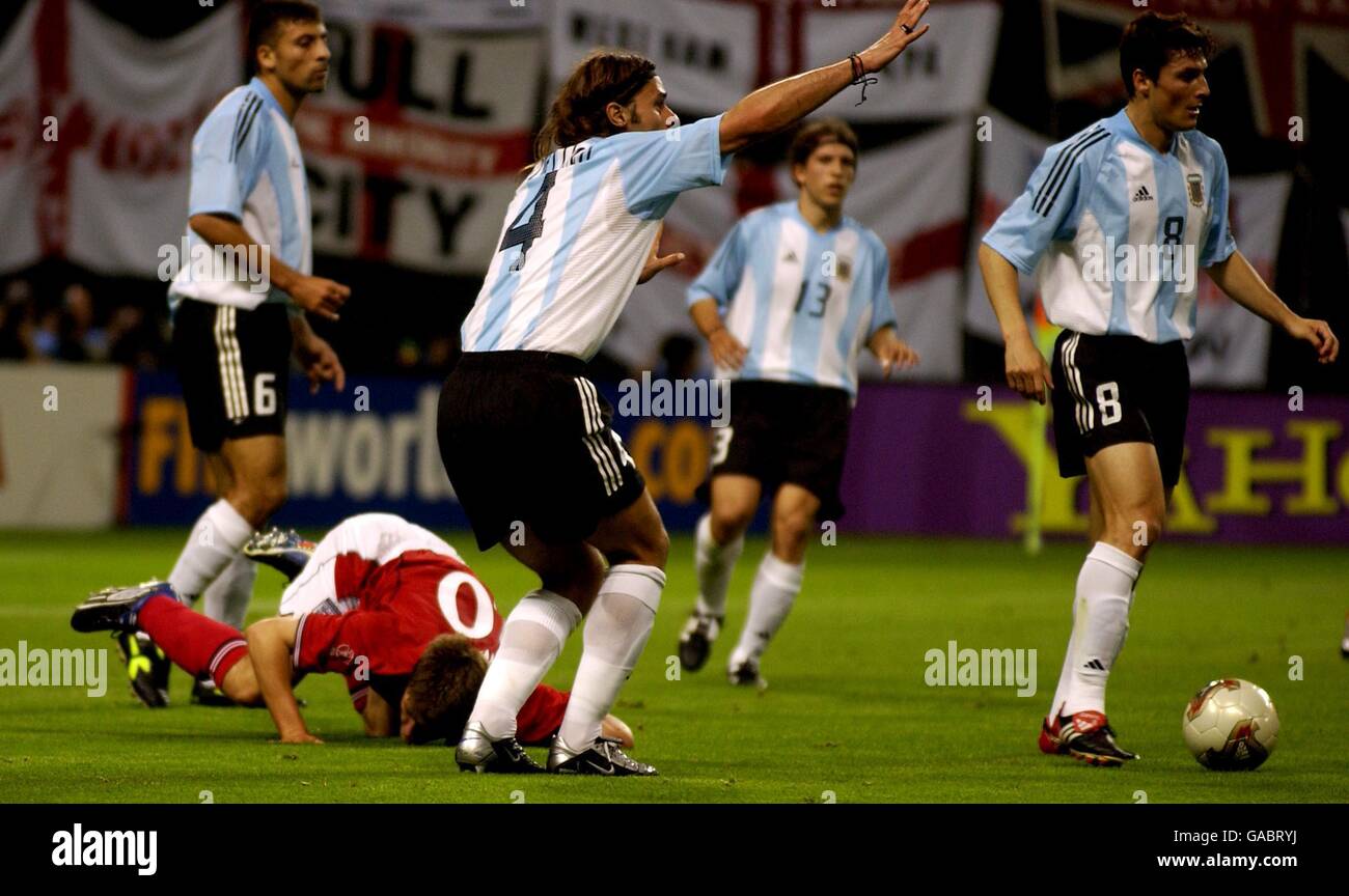 Soccer - FIFA World Cup 2002 - Group f - Argentina v England Stock ...