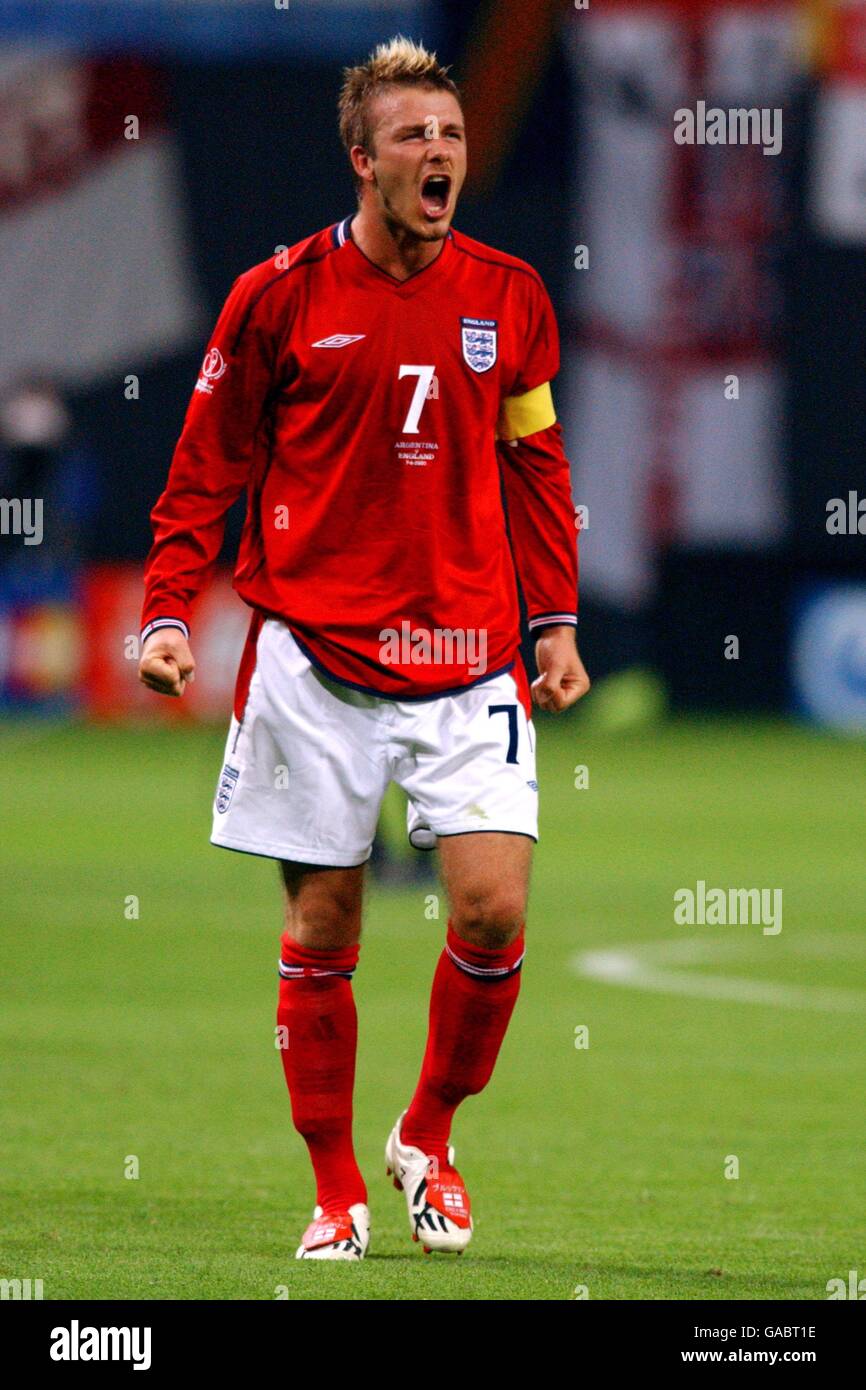 David beckham world cup hi-res stock photography and images - Alamy