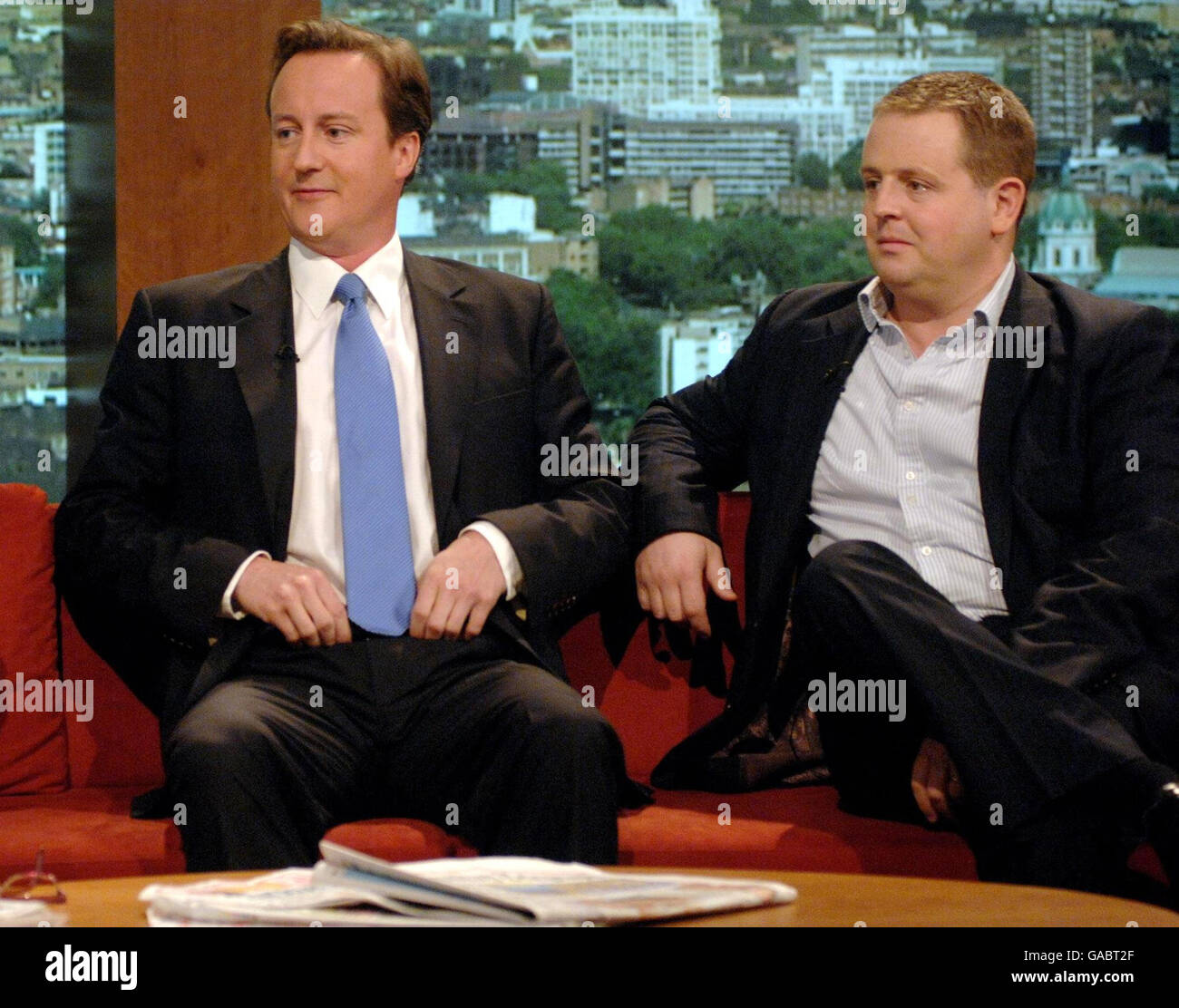 Cameron on bbc1s andrew marr show hi-res stock photography and images ...