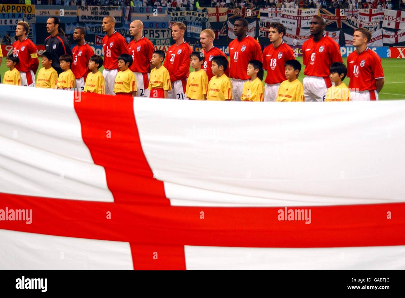 Emp20 team flag argen v eng football hi-res stock photography and ...
