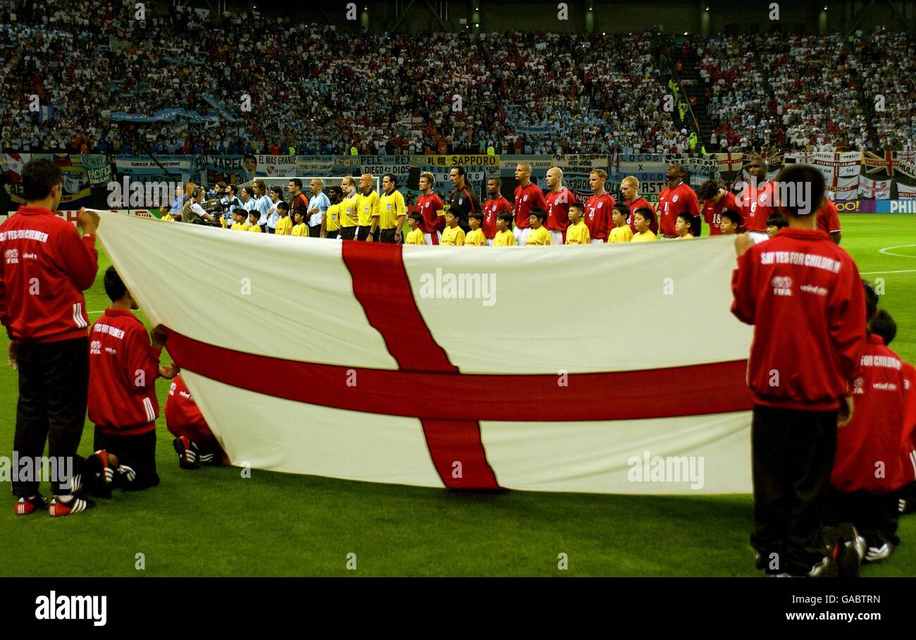 Soccer fifa world cup 2002 group f england v argentina hi-res stock ...
