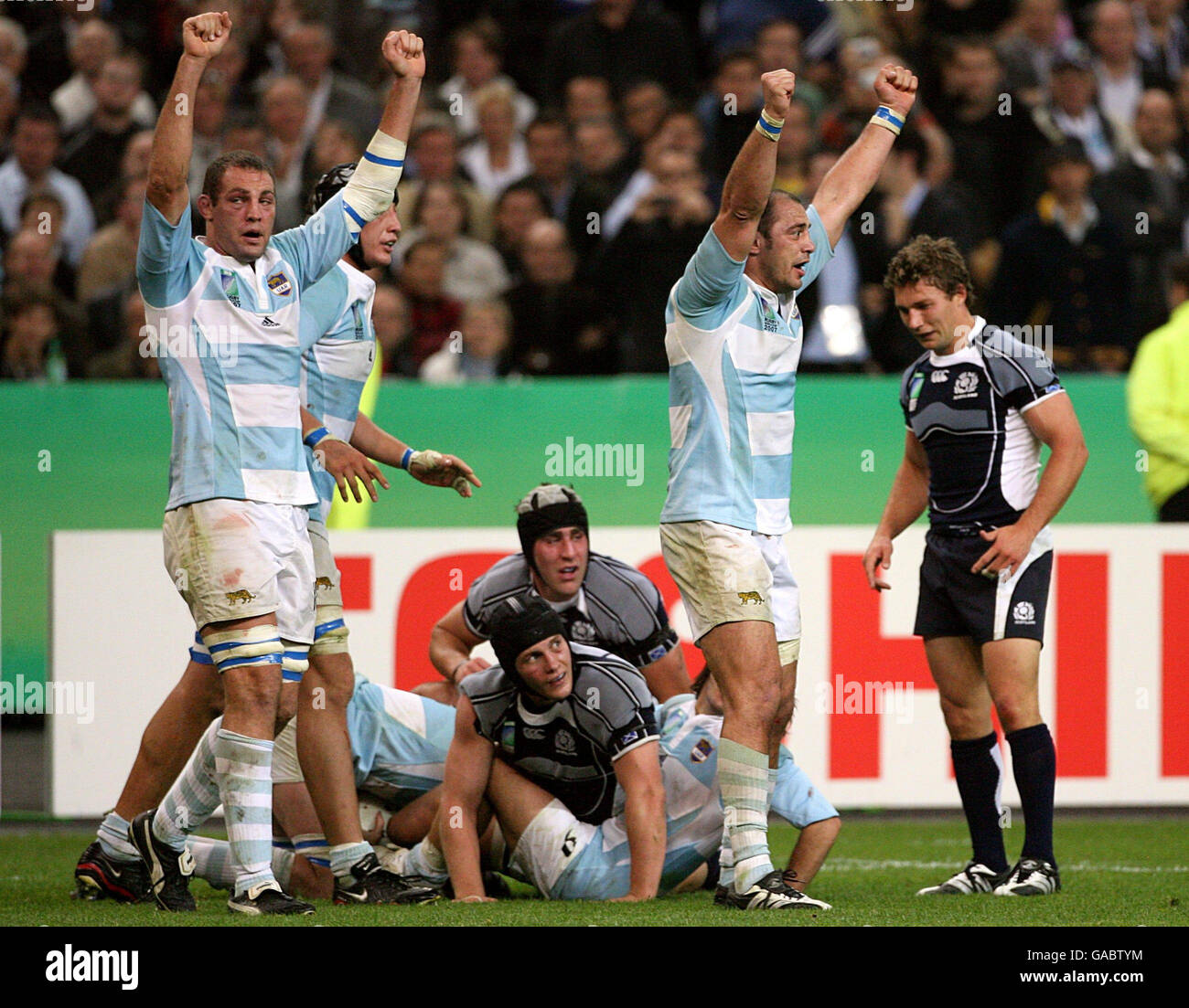 Rugby Union - IRB Rugby World Cup 2007 - Quarter Final - Argentina v ...