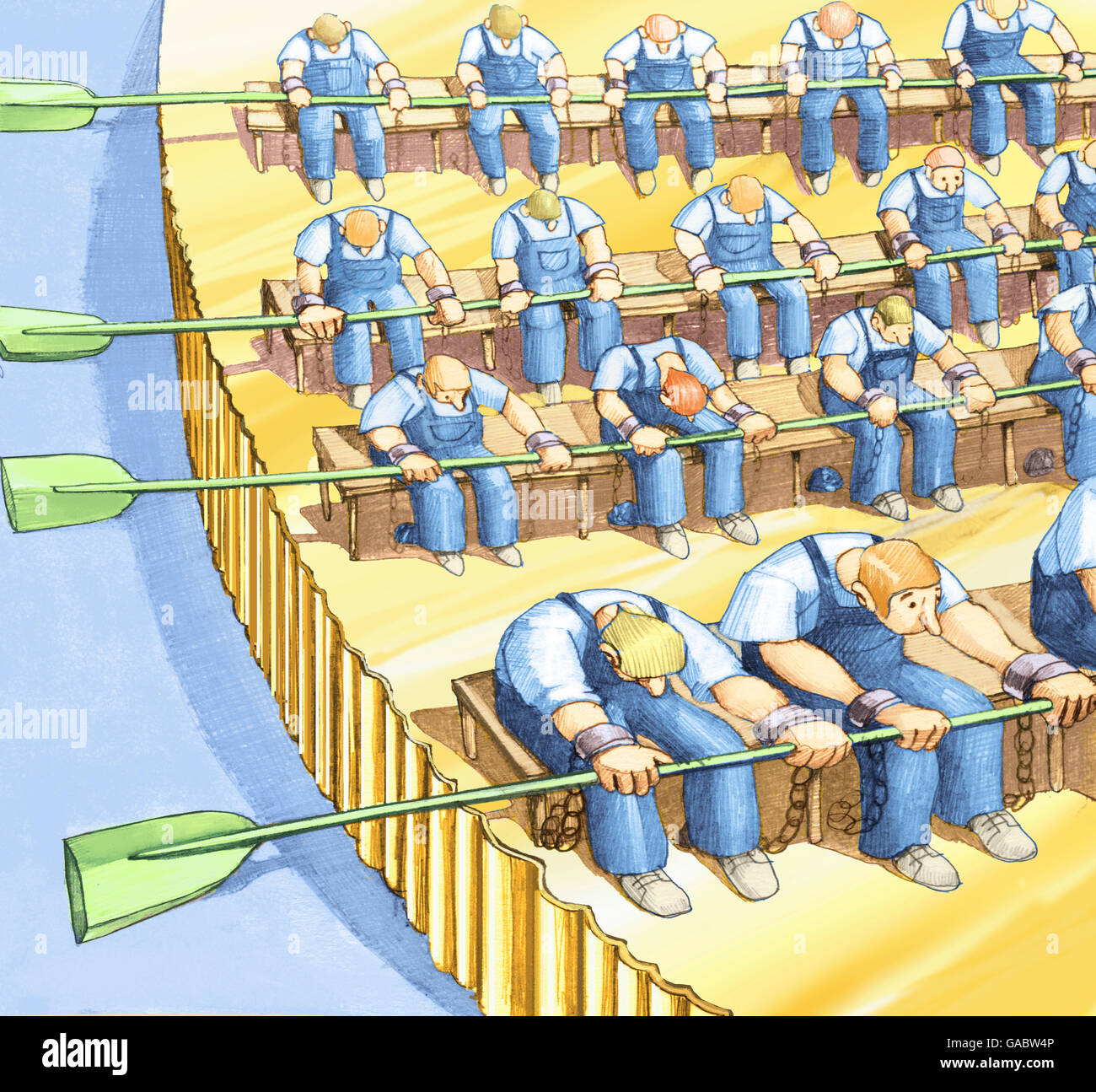 Galley slaves hi-res stock photography and images - Alamy