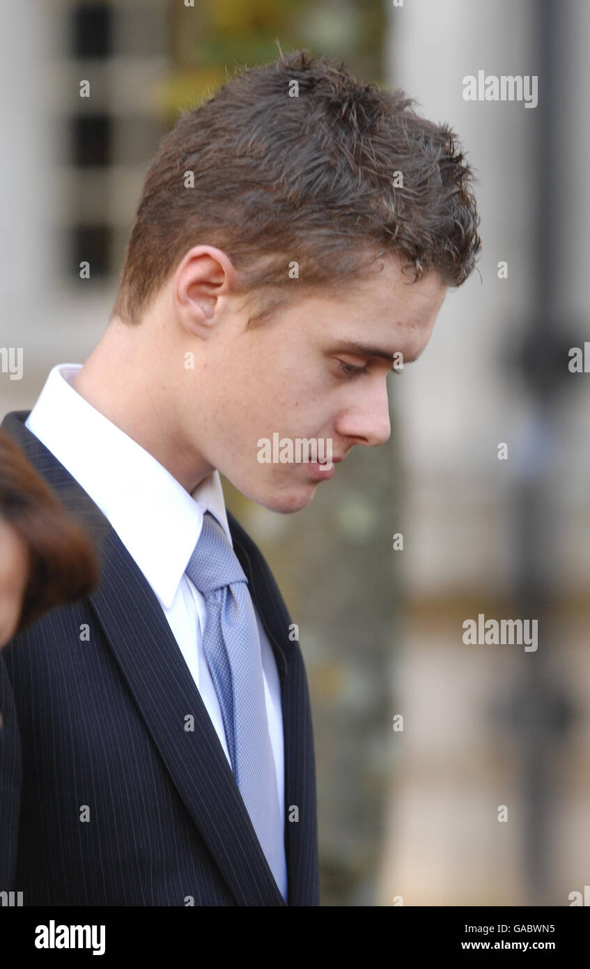 Craig ramshaw leaves cardiff crown court hi-res stock photography and ...